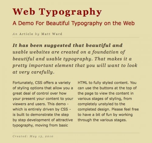 23 Creative Uses Of Css3 Text Effects To Enhance Your Web Presence